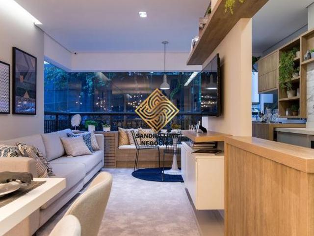 APARTAMENTO 63,40M², 2 DORMITÓRIOS SENDO 1 SUÍTE, TERRAÇO GOURMET COM 01 VAGA A VENDA JARDIM PRUDE