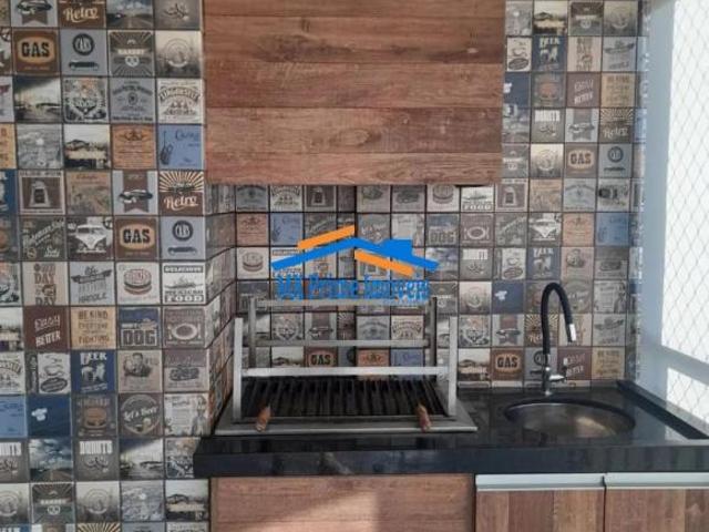 Apartamento 63,50m², 2 Dormitórios sendo 1 Suíte Varanda Gourmet DUBAI