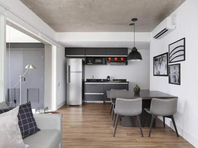 Apartamento 63 m² no Brooklin, 1 suíte, mobiliado, 1 vaga