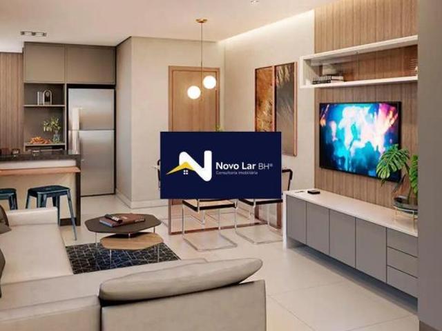Apartamento 63m², 2 quartos, 2 banhos, 2 vagas com lazer no Lourdes