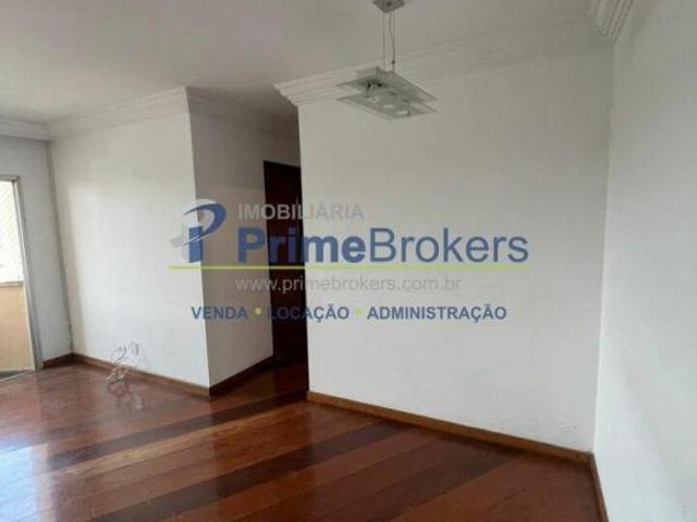 Apartamento, 65m² 3 Dormitórios, 2 Vagas, Sacada e Piso de Madeira Vila Guarani
