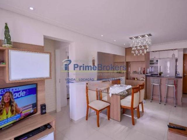 Apartamento, 65m² 2 Dormitórios, 2 Vagas, Varanda Gourmet e Mobiliado Vila Gumercindo