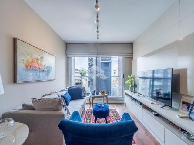Apartamento 66m² privativos, semimobiliado com 2 dormitórios, sendo 1 suíte, 1 vaga, no bairro Rio