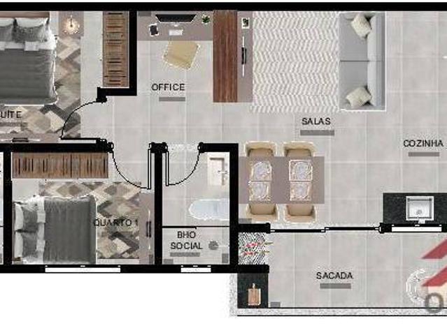 Apartamento para venda em Uberlândia