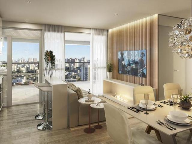 Apartamento 69 m2 2 dorm. s/ 1 suíte, terraço gourmet, 1 vg Rua Coriolano