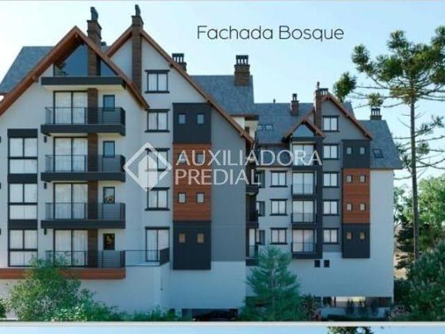 Apartamento 69m² no Centro de Gramado com 1 suíte e planta exclusiva