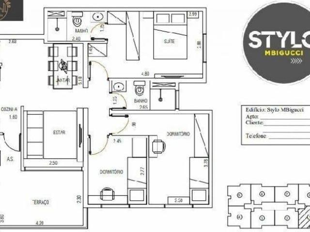 Apartamento 73 m² 2 dormitórios sendo 1 suíte 1 vaga Depósito à venda B. Vila Caminho do Mar