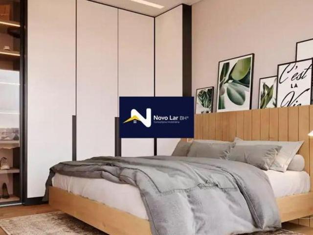 Apartamento 73m², 1 quarto, 1 vaga, lazer completo à venda no Lourdes