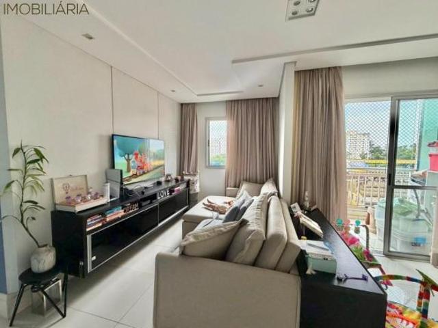 Apartamento 73m² no Residencial Cadiz: Reformado, Semi Mobiliado, Lazer Completo. Bairro Taboão, SBC