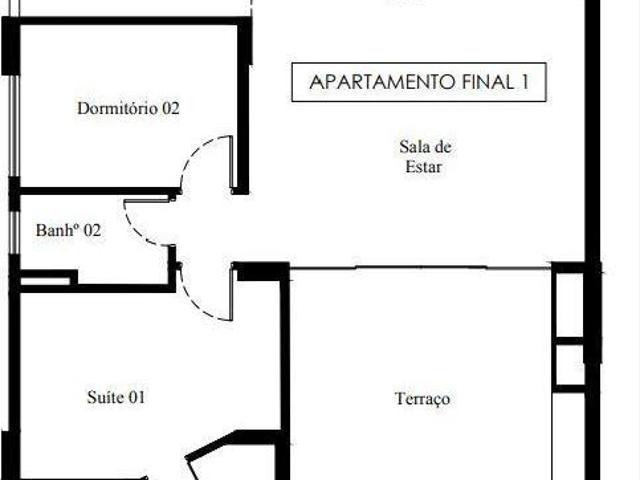 Apartamento 70 m² com 2 dormitórios 2 vagas demarcadas