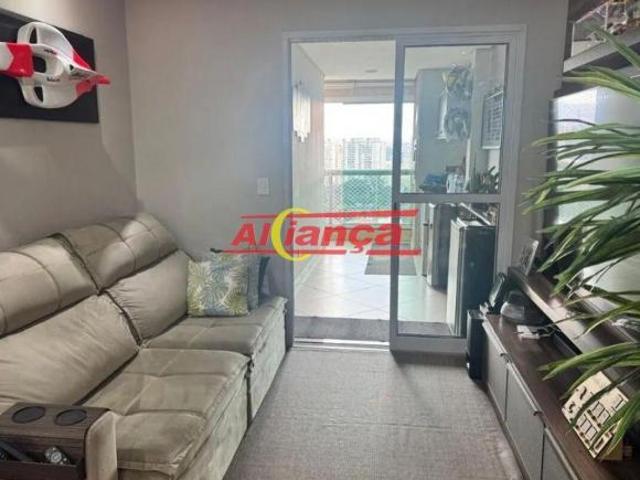Apartamento 77 m², 3 dormitórios 1 suite, 2 salas, varanda gourmet e 2 vagas