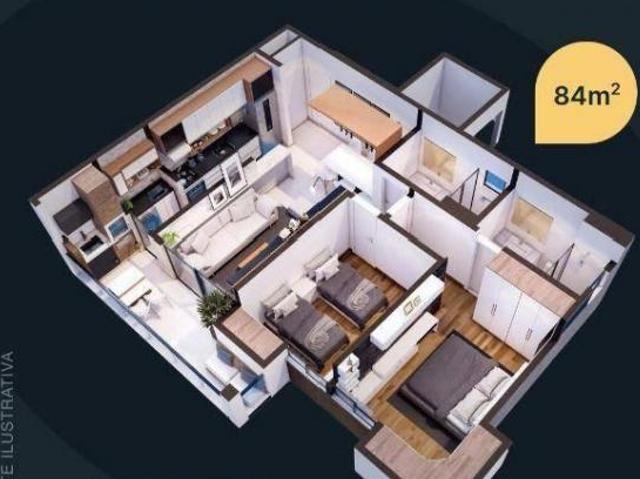 Apartamento para venda em Cascatinha, Juiz de Fora