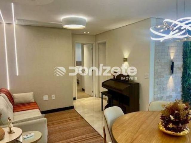 Apartamento 78,90m² no Campestre Santo André com 2 suítes e 2 vagas