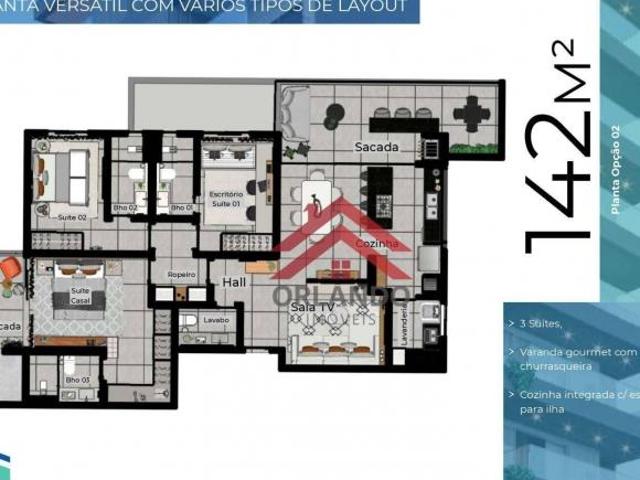 Apartamento para venda em Uberlândia