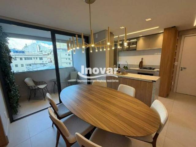 Apartamento 82m² 3 quartos sendo 1 suíte com closet, 2 banheiros em prédio com lazer completo