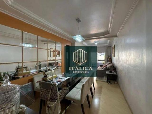 Apartamento 85m² Bairro Santa Paula 3dorms 1 suíte sala com sacada cozinha planejada 3 wcs 1 vaga de