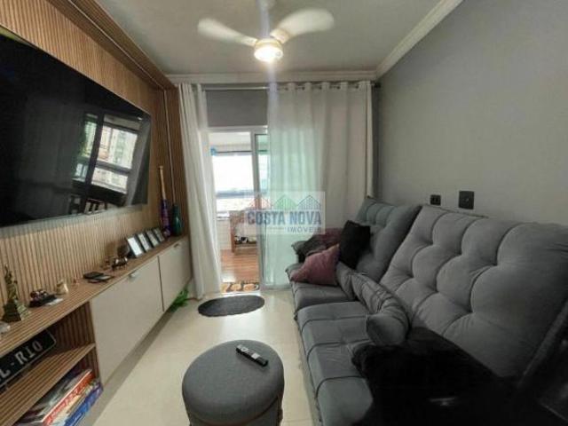 Apartamento 88m2 02 dormitórios com suíte Canto do Forte