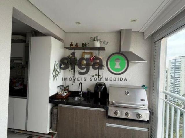 Apartamento 96m² com 2 dormitórios, 1 suíte e varanda gourmet