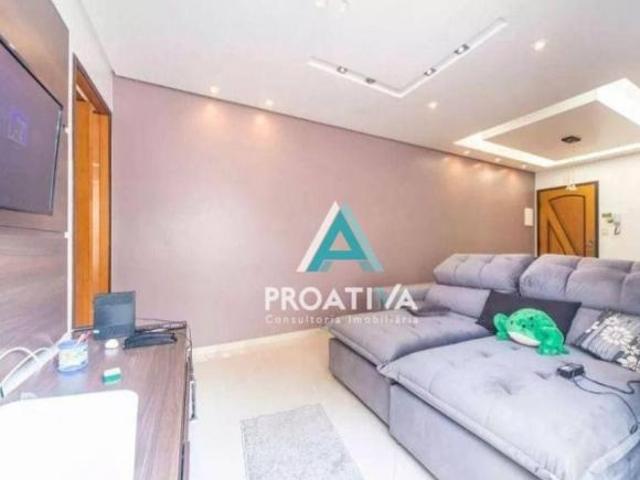Apartamento, 98 m² venda por R$ 535.000,00 ou aluguel por R$ 4.012,00/mês Vila Alzira Santo An