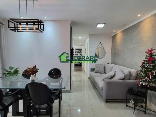 APARTAMENTO 03 QUARTOS NO SANTA CÂNDIDA, SACADA E CHURRASQUEIRA