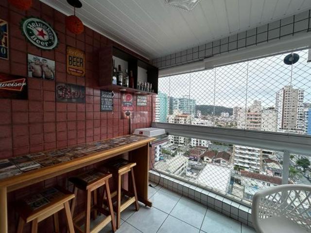 APARTAMENTO 03 QUARTOS, SACADA GOURMET, PORTEIRA FECHADA, CANTO DO FORTE!