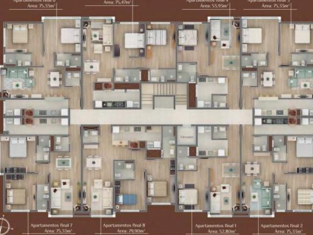 Apartamento 01 Dorm. Bairro Centro
