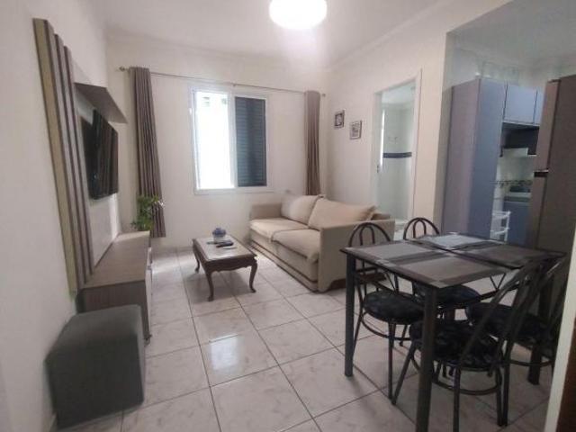Apartamento 01 Dormitório Mobiliado Reformado Frente Mar José Menino Santos