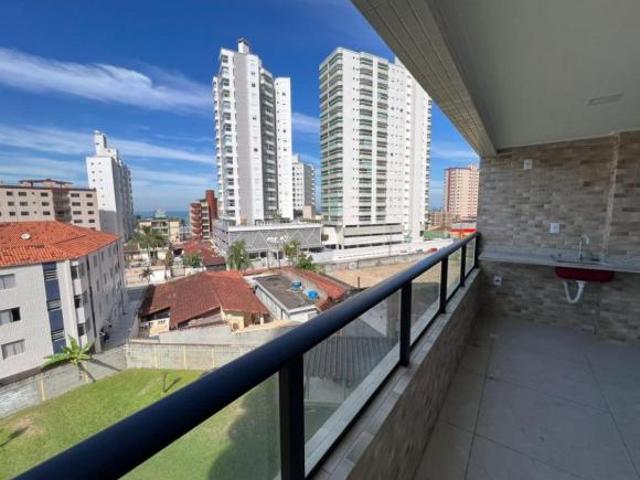 apartamento 01 dormitório no caiçara novo com vista mar