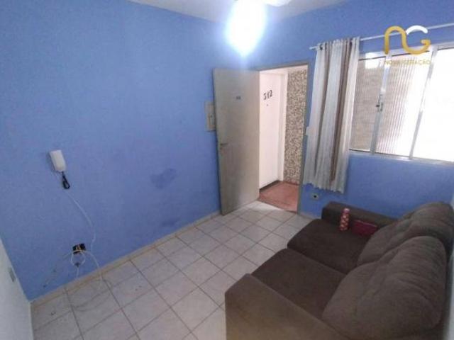 Apártamento 01 dormitorio Predio frente praia Bairro Tupi/Praia Grande SP
