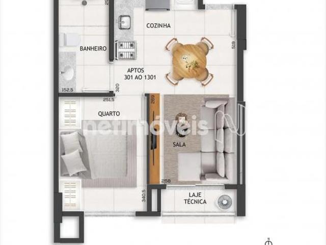 APARTAMENTO 01 QUARTO