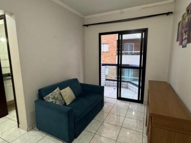 APARTAMENTO 01 QUARTO COM SACADA, BAIRRO CANTO DO FORTE EM PRAIA GRANDE