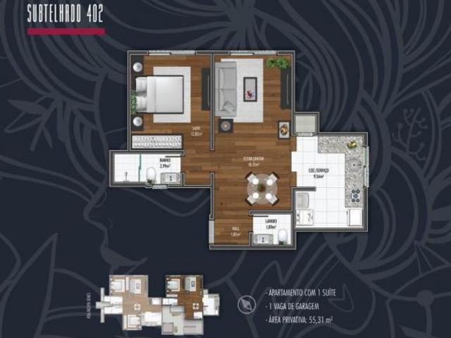 Apartamento 02 Dorm. Bairro Centro