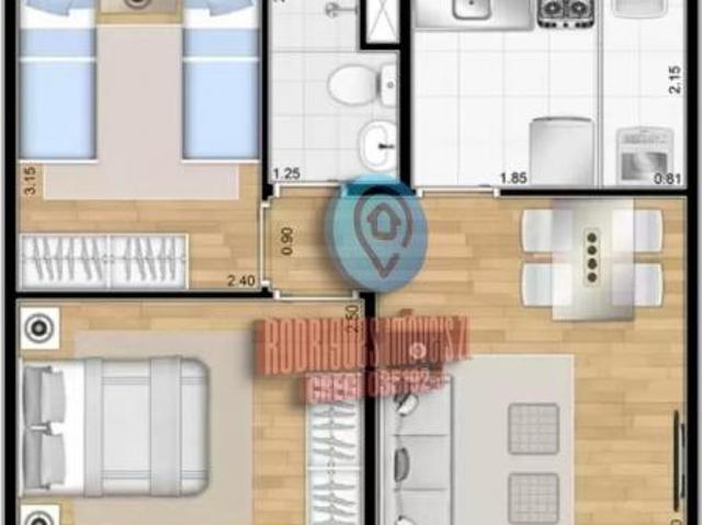 Apartamento 02 Dorm. em Jardim Nélia São Paulo