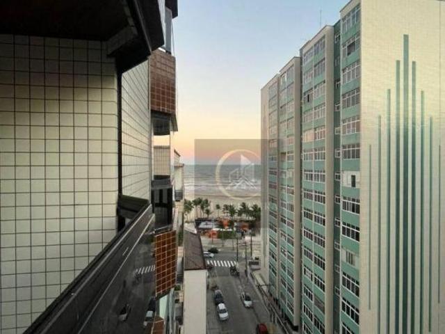 Apartamento 02 dormitório com 01 SUÍTE | VISTA MAR | 03 SACADAS, na Guilhermina