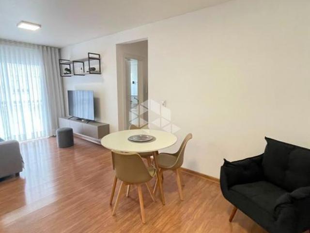 Apartamento 02 dormitórios totalmente mobiliado no Bairro Goiás!