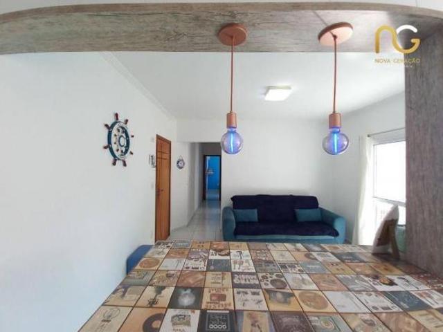Apartamento 02 dormitorios, vista para o mar a venda em Praia Grande SP Aviação