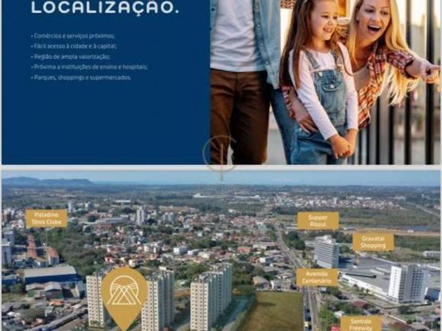 APARTAMENTO 02 DORMITORIOS, NO PASSO DAS PEDRAS, EM GRAVATAI RS