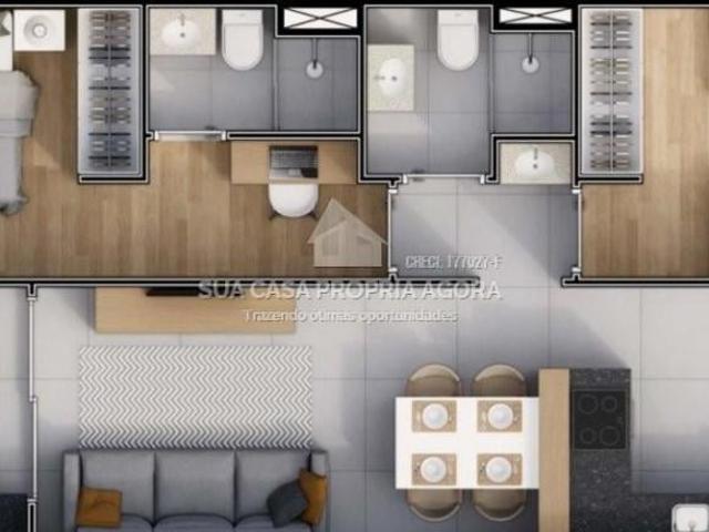 Apartamento 02 Dorms Venda Centro Vargem Grande VILLA RAIZES