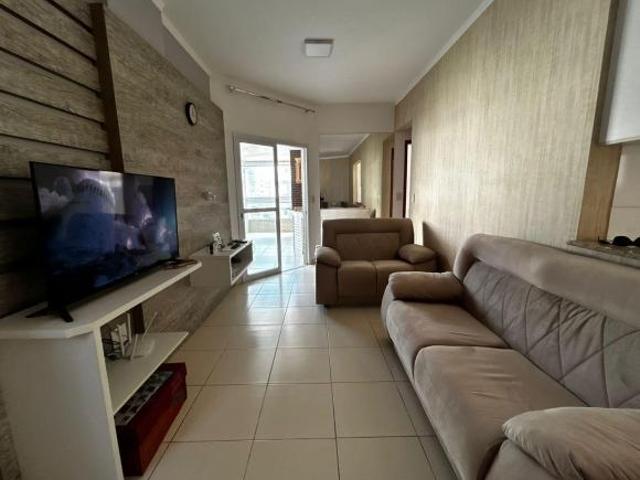 APARTAMENTO 02 QUARTOS NO CANTO DO FORTE, CHURRASQUEIRA NA SACADA, 100M DA PRAIA
