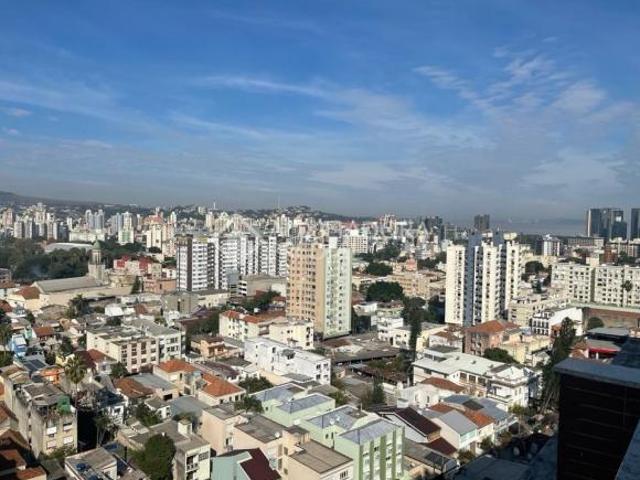Apartamento 02 quartos andar alto,garagem coberta na Cidade baixa