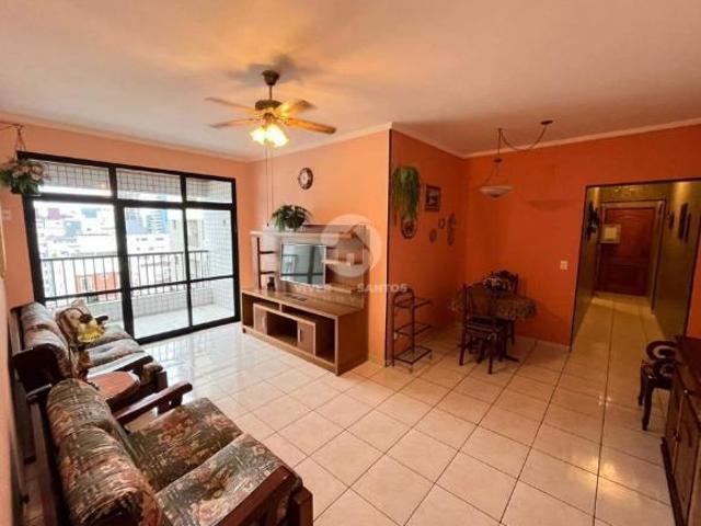 Apartamento 02 quartos com Vista Mar e varanda 02 vagas demarcadas Pompéia
