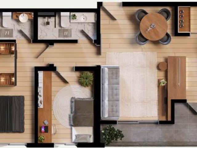 APARTAMENTO 02 QUARTOS SACADA COM CHURRASQUEIRA VILA IZABEL