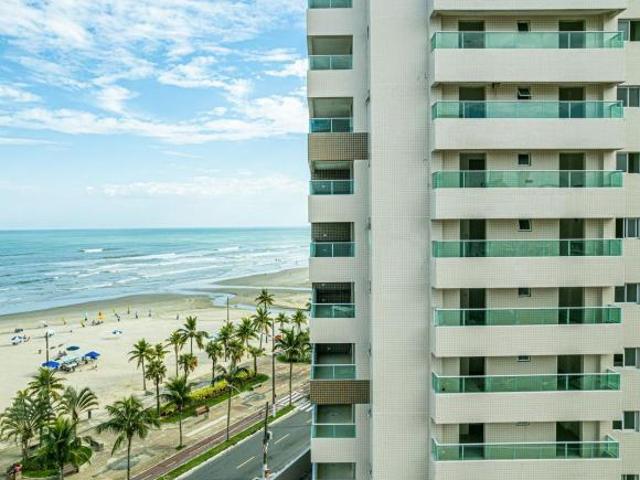 Apartamento 02Quartos Frente Mar Praia Grande Litoral