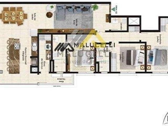 Apartamento 1002 alto padrão no Edifício Positano no centro de Guaratuba PR