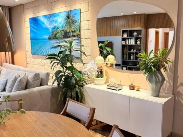 APARTAMENTO 100% MOBILIADO – ED. TORRES DO PARQUE NO BAIRRO SANTA ROSA