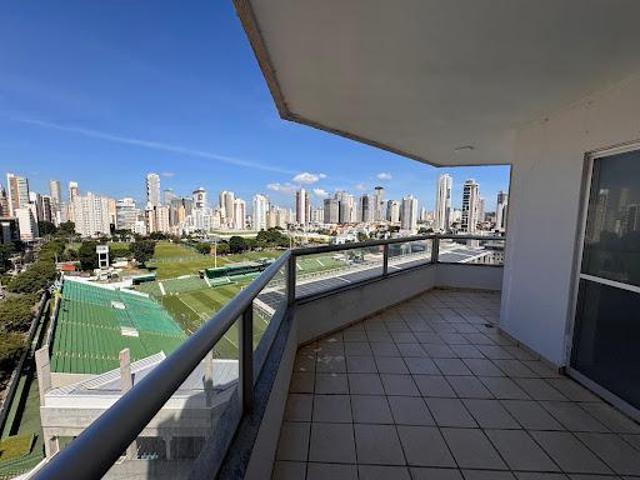 Apartamento 120m² no Setor Marista | Vista para o Campo do Goiás | 1 Quadra do Parque Areião