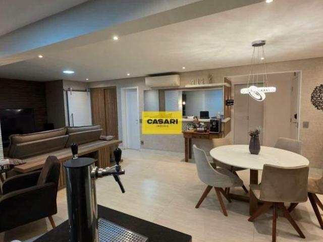 Apartamento 123 m² no Domo Life em São Bernardo do Campo com varanda gourmet integrada e lazer de co