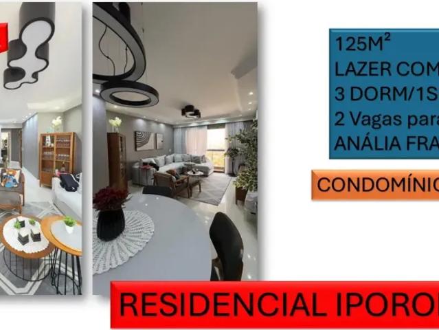 APARTAMENTO 125M² 3DORM 1 SUÍTE 02 VAGAS Vila Regente Feijó/ Analia Franco