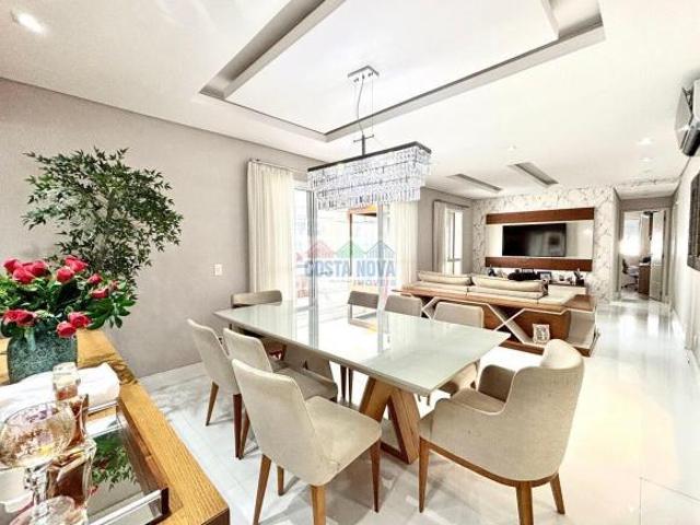 Apartamento 132m², Sol da Manhã, Vista Mar em Andar Alto, 3 dorms, Varanda Gourmet e Lazer Completo