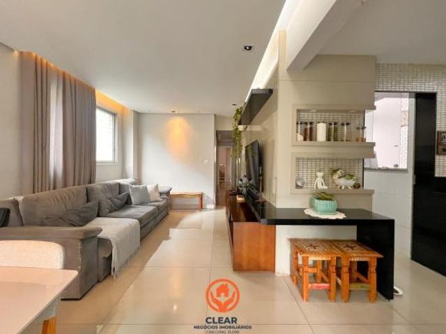 Apartamento 134m² / 4 Quartos / 3 Vagas / Varanda / Lazer / Castelo BH